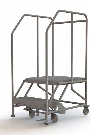 TRI-ARC, 1.7 ft Platform Ht - Max, 24 in x 24 in, Mobile Work Platform ...