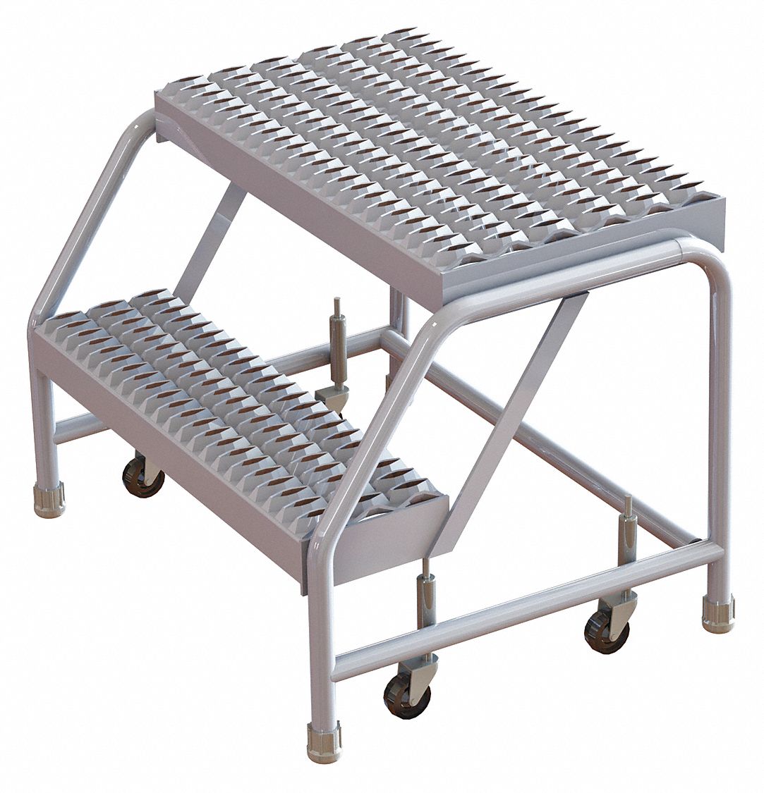 TRI-ARC Aluminum Rolling Step, 20 in Overall Height, 350 lb Load ...