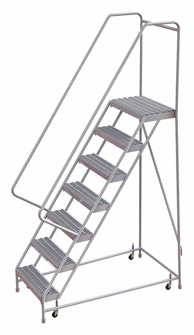 TRI-ARC, 5.8 ft Platform Ht, Assembled, Rolling Ladder - 29RJ91 ...