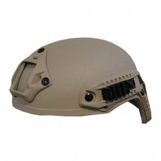 Level IIIA Special Ops Helmet, Fits Hat Size: XL, Tan - Grainger