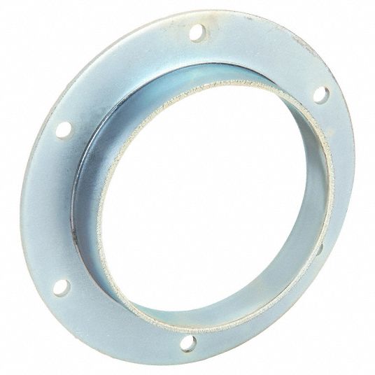 Steel, For 4 in Duct Dia, Angle Flange Adapter - 29RN87|8010000141 ...
