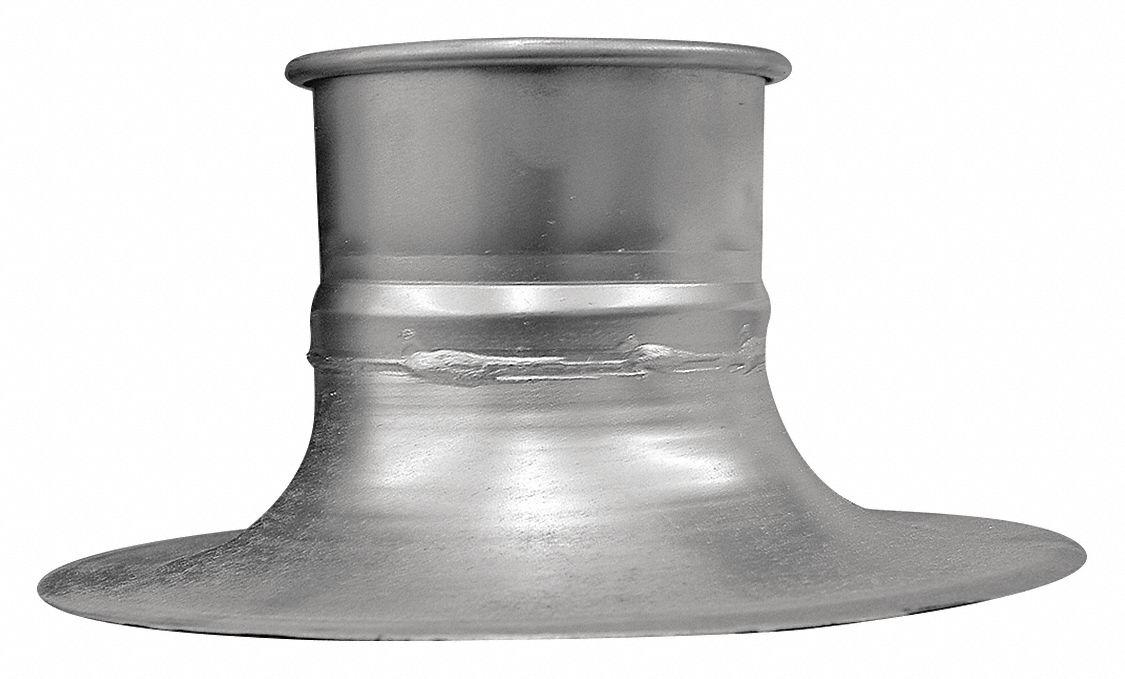 Steel, For 12 in Duct Dia, Bellmouth Adapter Hood - 29RN98|8010004342 ...