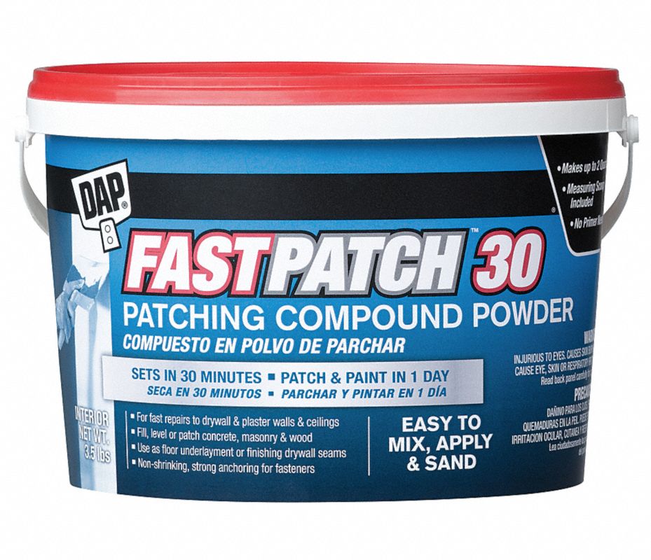 DAP Compuesto para Parchar,3.5 lb.,Blanco - 29RU97 | 58550 - Grainger ...