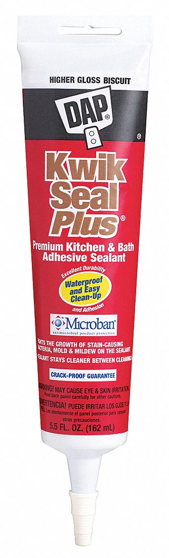 DAP, Kwik Seal Plus, Brown, Acrylic Latex Sealant - 29RV09|18539 - Grainger