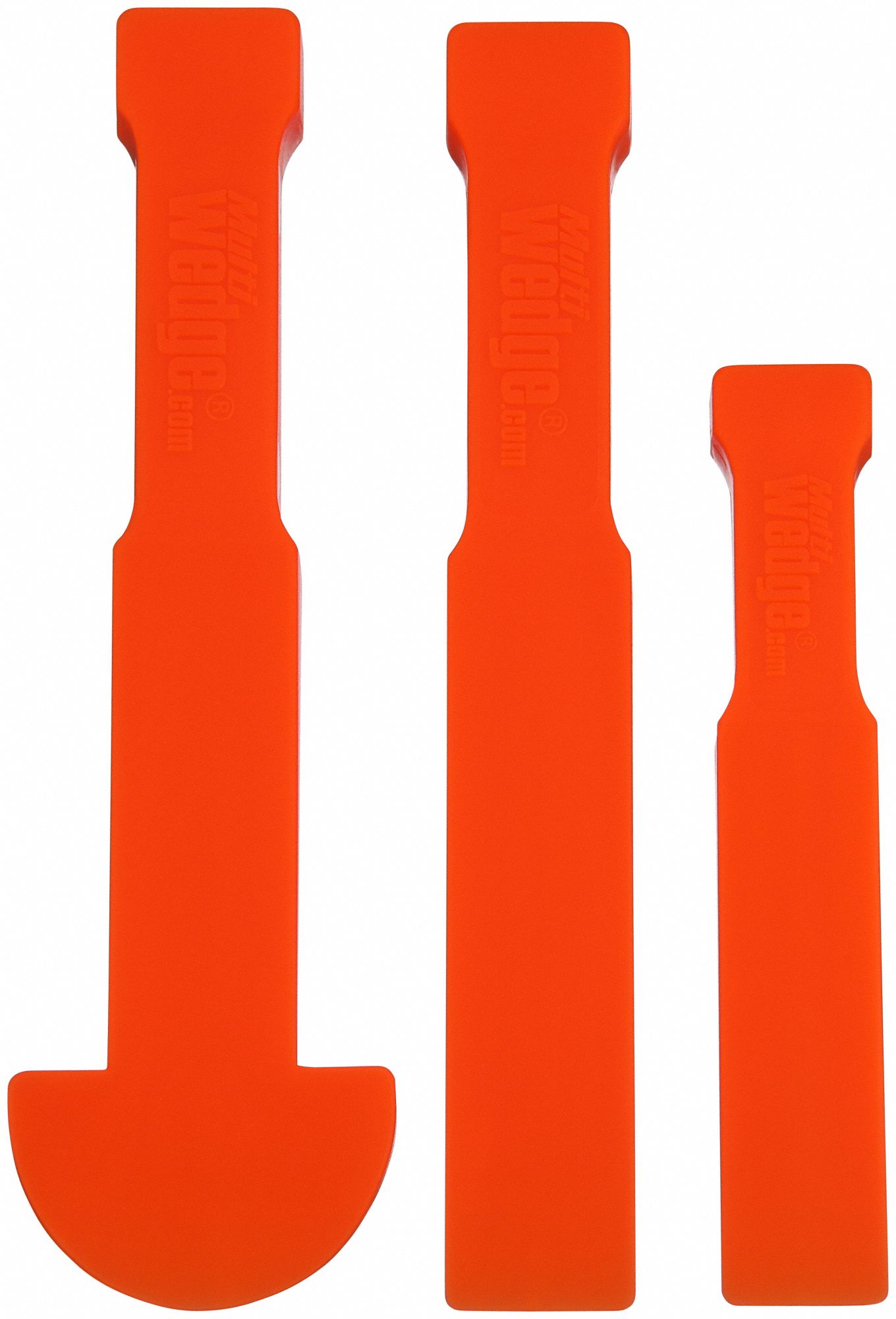 MULTI-WEDGE Pry Bar Kit: Wedge End, 7 in Overall Lg, 1 in Bar Wd, 1 in ...
