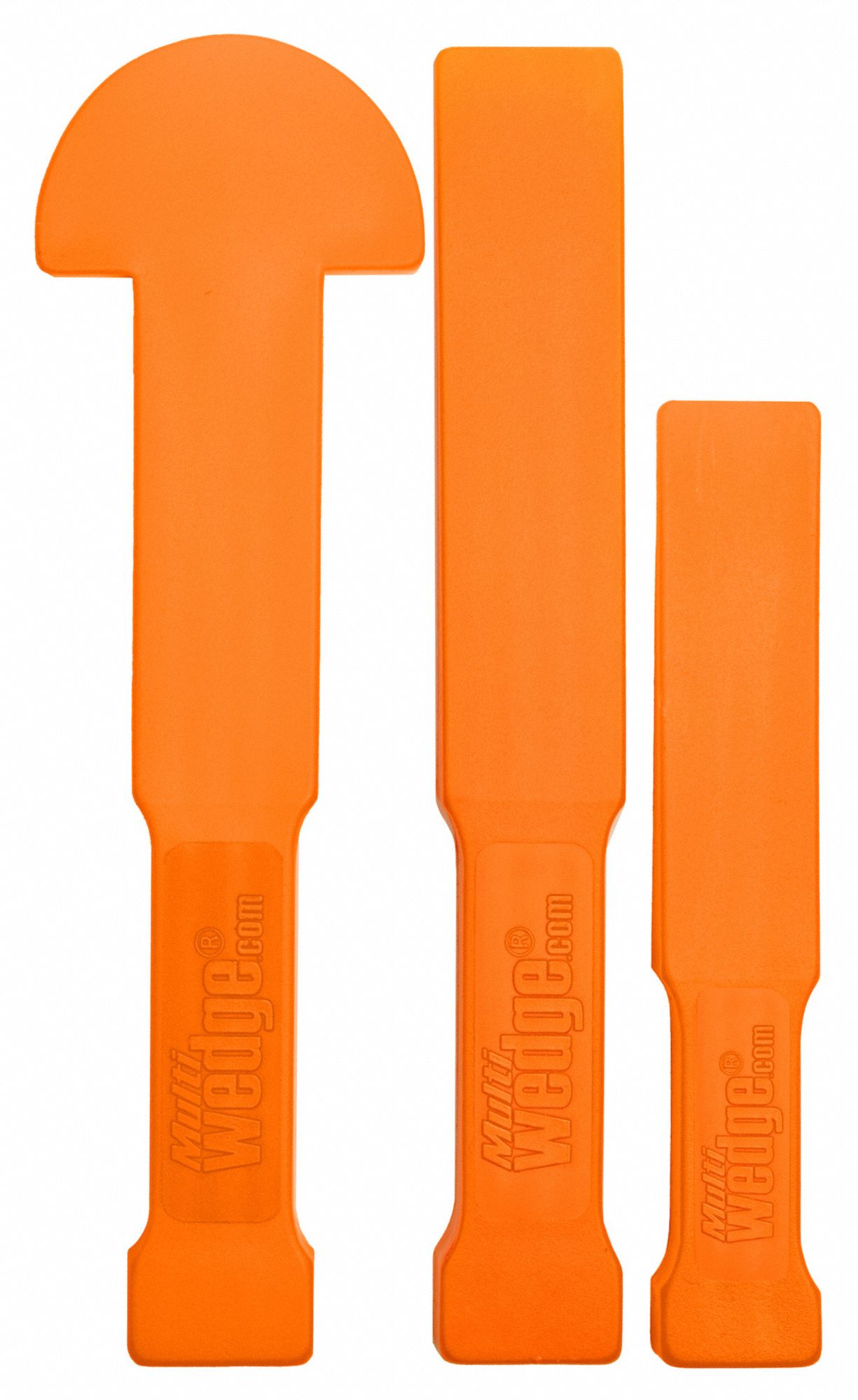 MULTI-WEDGE Pry Bar Kit: Wedge End, 7 in Overall Lg, 1 in Bar Wd, 1 in ...