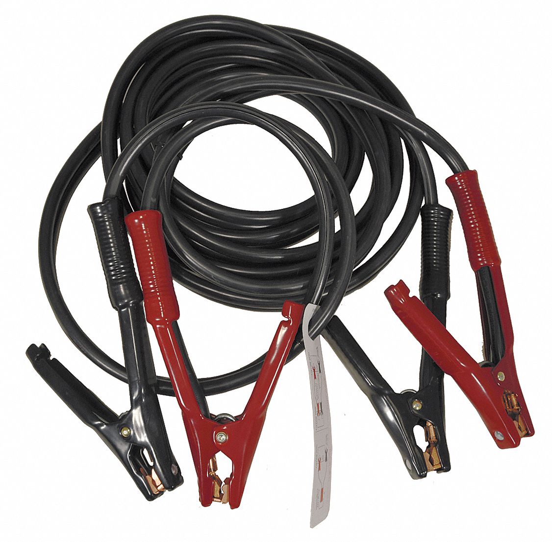 Associated Equip Heavy Duty 20 Ft Standard Jaw Booster Cable Black