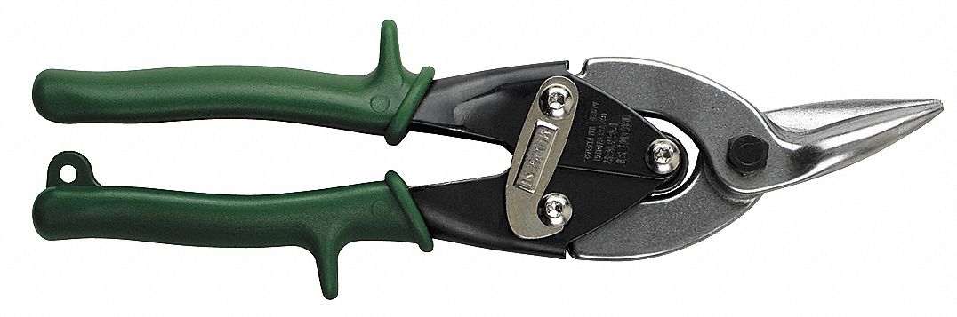 Aviation Snip, 10 in Overall Length - Grainger