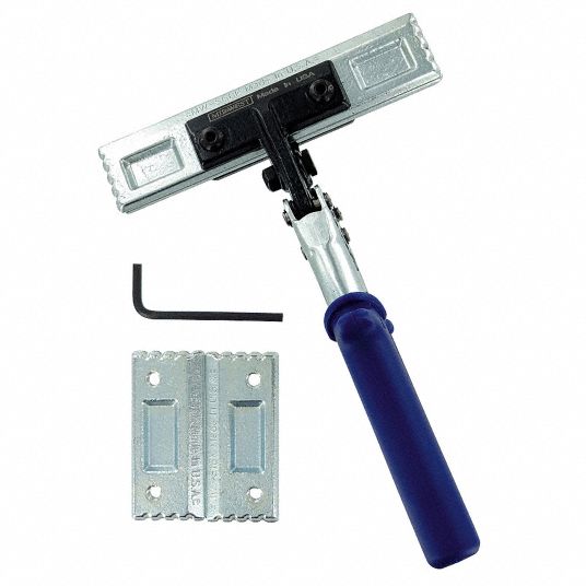 3 in, 6 in W x 1 1/4 in D Hand Seamer Set, Blue - Grainger