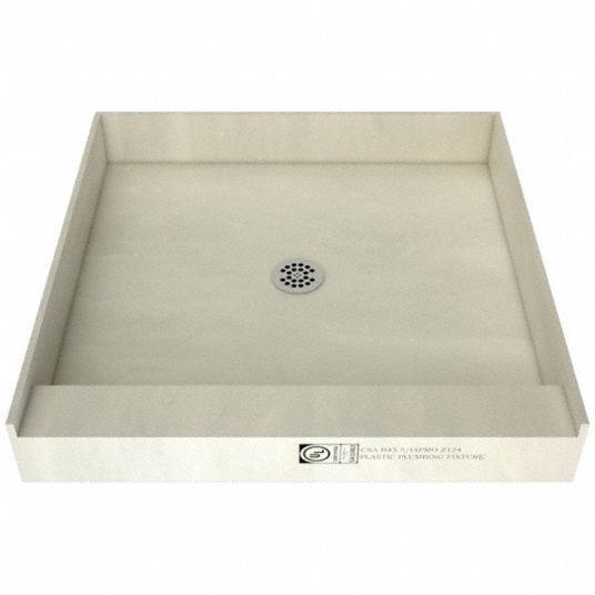 Tile Redi, Redi Base, Shower Pan - 29TA58|3232C-PVC - Grainger