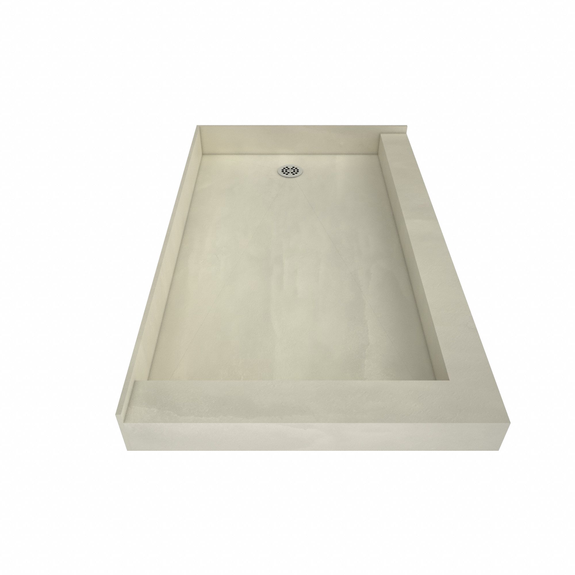 TILE REDI Shower Pan: Tile Redi, Redi Base, Polyurethane, Double-Left ...