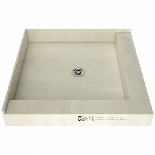 Tile Redi, Redi Base, Shower Pan - 29TC68|4242CDR-PVC - Grainger