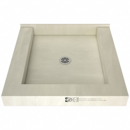 TILE REDI Shower Pan: Tile Redi, Redi Base, Polyurethane, Triple ...