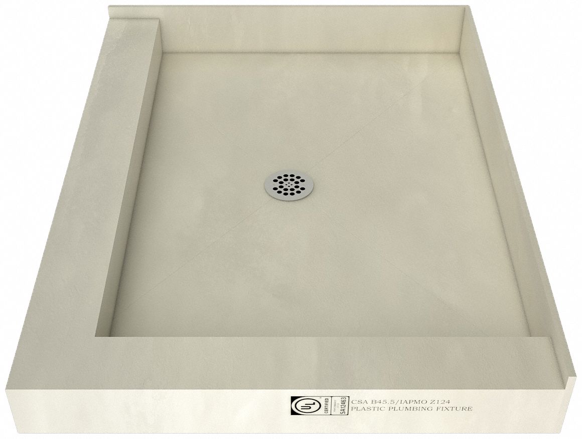 Tile Redi, Redi Base, Shower Pan - 29TC81|4837CDL-PVC - Grainger