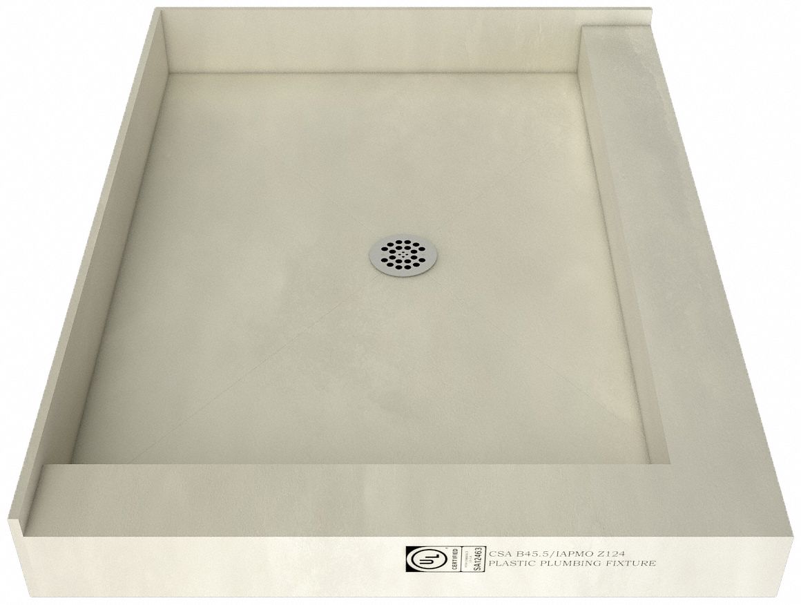 Tile Redi, Redi Base, Shower Pan - 29TC82|4837CDR-PVC - Grainger