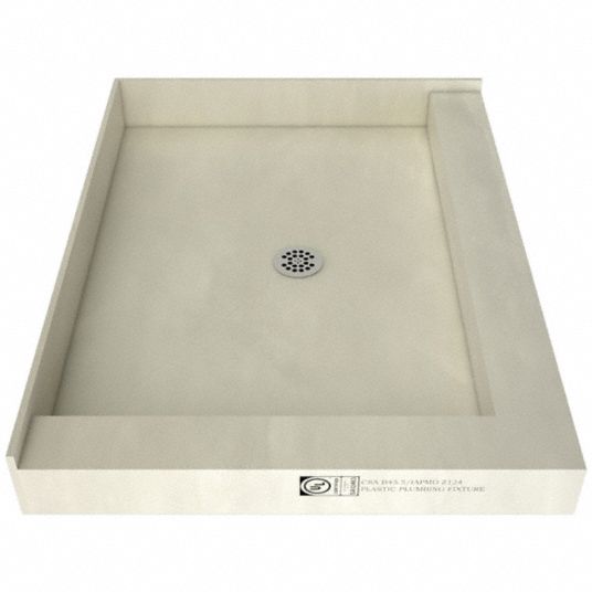 Tile Redi, Redi Base, Shower Pan - 29TC82|4837CDR-PVC - Grainger