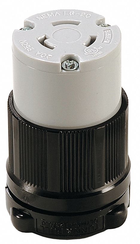 POWER FIRST 20 Amp Industrial Grade Locking Connector, L6-20R NEMA ...