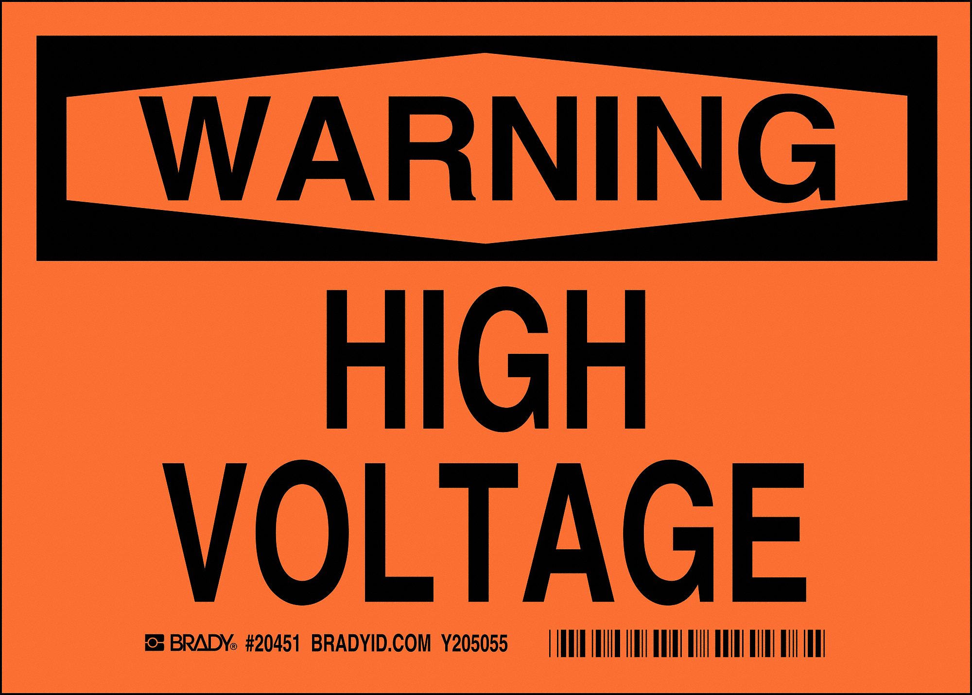 Vinyl, Adhesive Sign Mounting, Warning Sign - 29TV05|20451 - Grainger