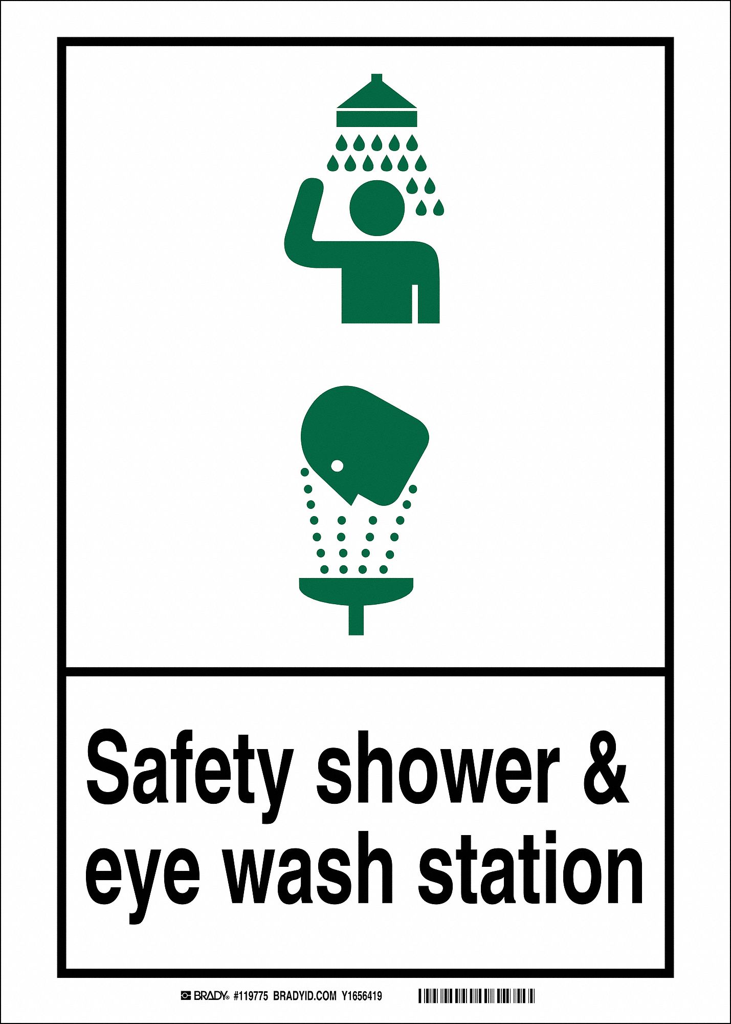 Polyester, Office and Facility Sign, 14" Width, 10" Height, White ...