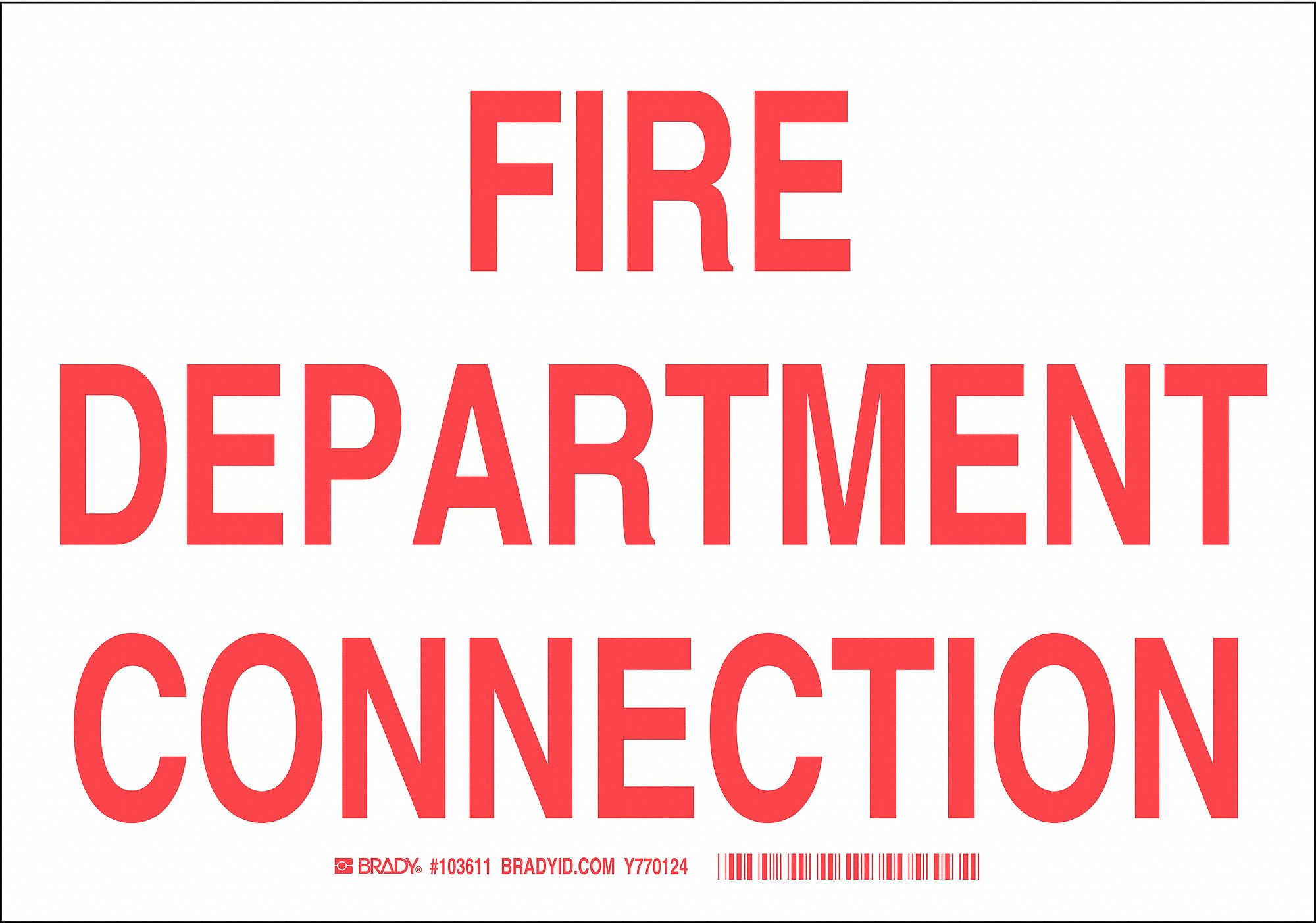 Polyester, Adhesive Sign Mounting, Fire Sign - 29UD77|103611 - Grainger