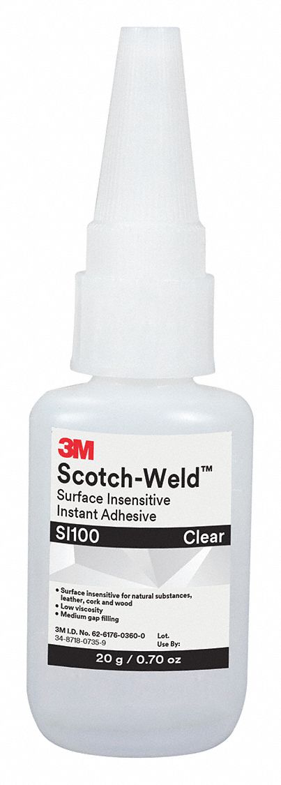 3M, SI100, Small Joint Assembly, Instant Adhesive - 29UJ23|SI100 - Grainger