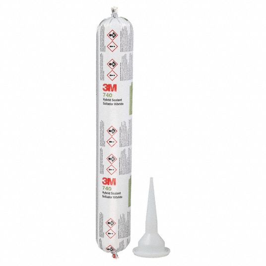 3M, 740 UV, White, Polymer Adhesive Sealant - 29UJ24|740 UV - Grainger