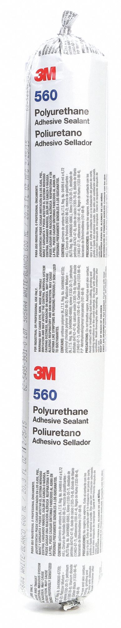 3M, 560, White, Polyurethane Adhesive Sealant - 29UJ54|560 - Grainger