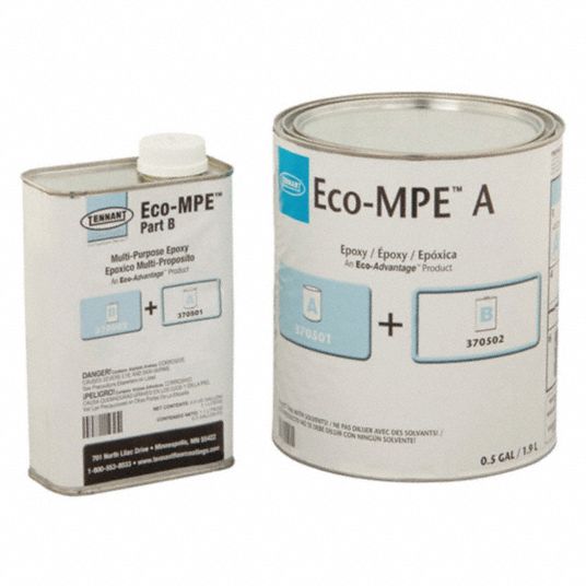 TENNANT, Epoxy, 2-Step System Components, Epoxy Activator and Finish ...