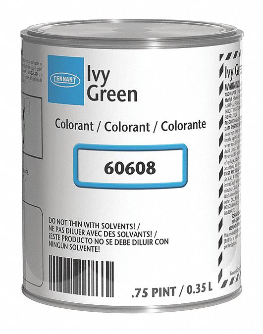 TENNANT, Green, 1 pt Container Size, Paint Colorant - 29UR47|60608 ...
