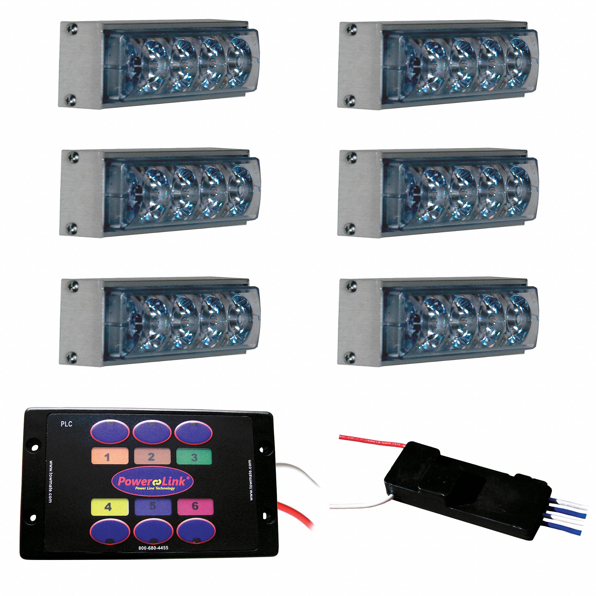 POWER-LINK, 12V DC, Light Bar Red - 29UZ33|GB400RC-KT6 - Grainger