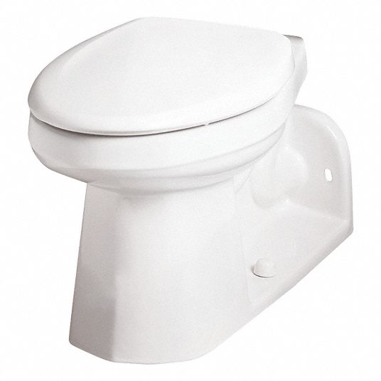 Elongated, Floor with Back Outlet, Pressure Assist Tank, Toilet Bowl, 1 ...