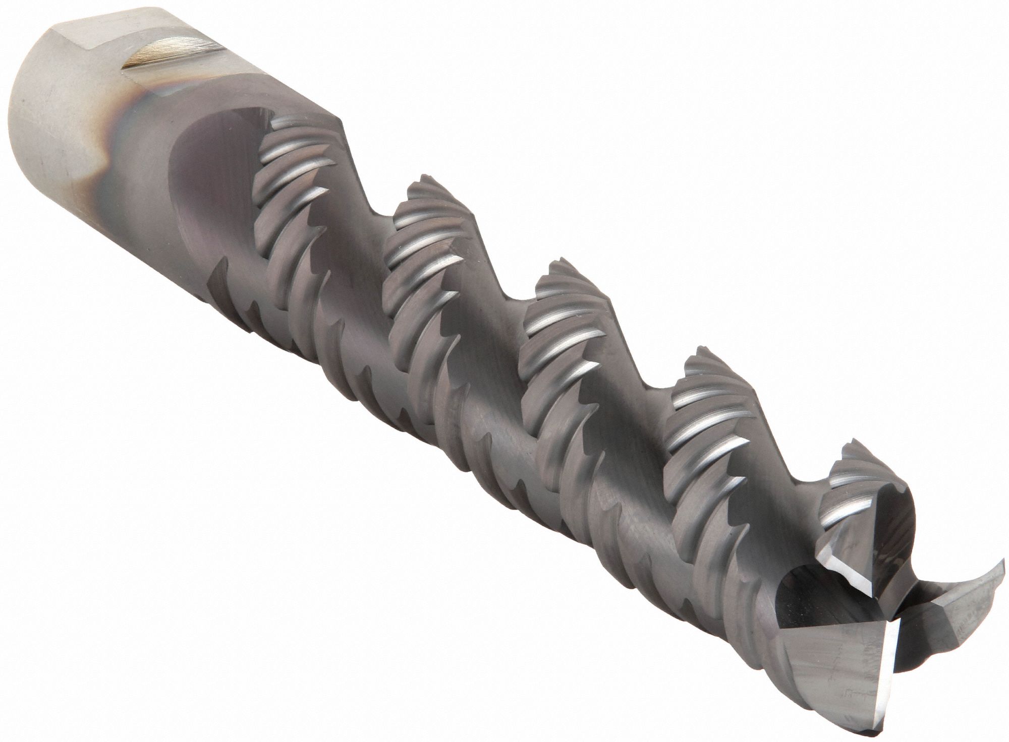 CLEVELAND, Powdered Metal, TiCN Coated, Roughing End Mill - 29VX88 ...