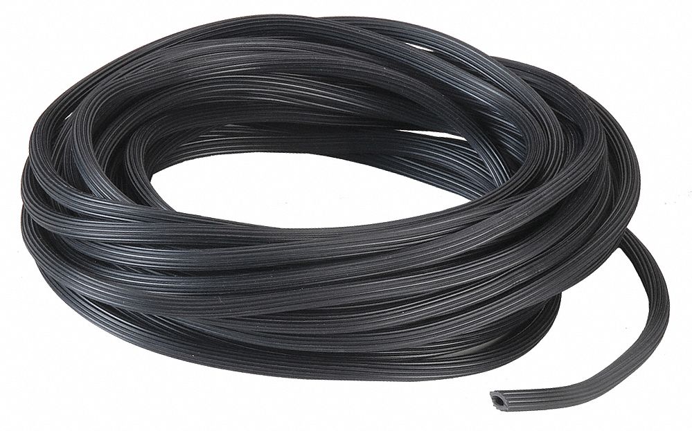 Spline, Black, 1800 in Length, 1/8 in Width - Grainger