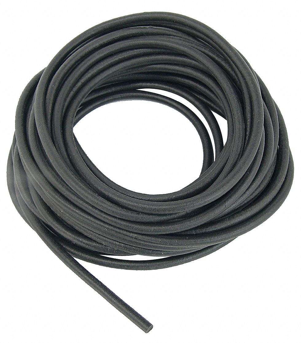 Spline, Black, 1800 in Length, 5/32 in Width - Grainger