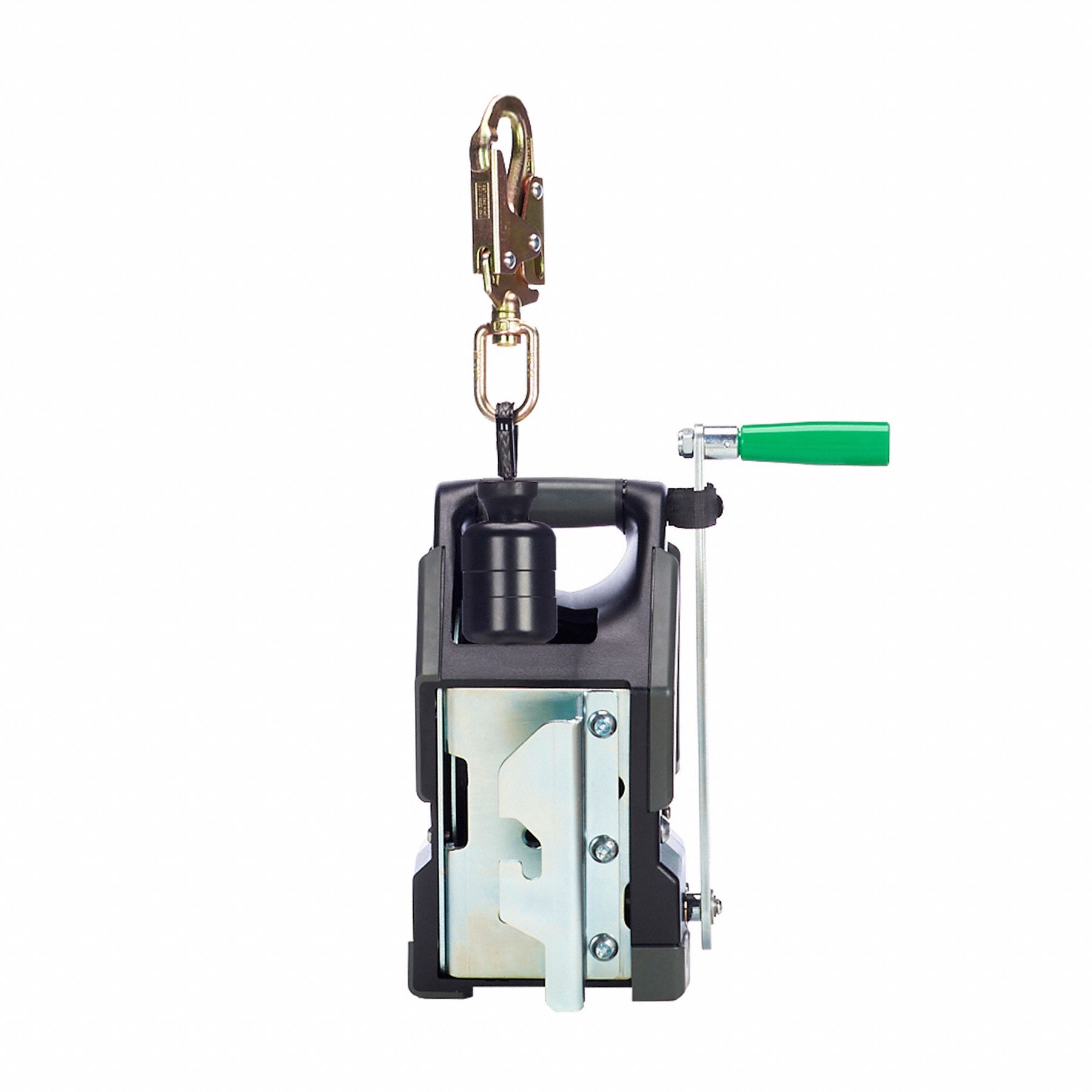 MSA Confined Space Winch: 400 lb Winch Wt Capacity, Snap Hook, Manual ...