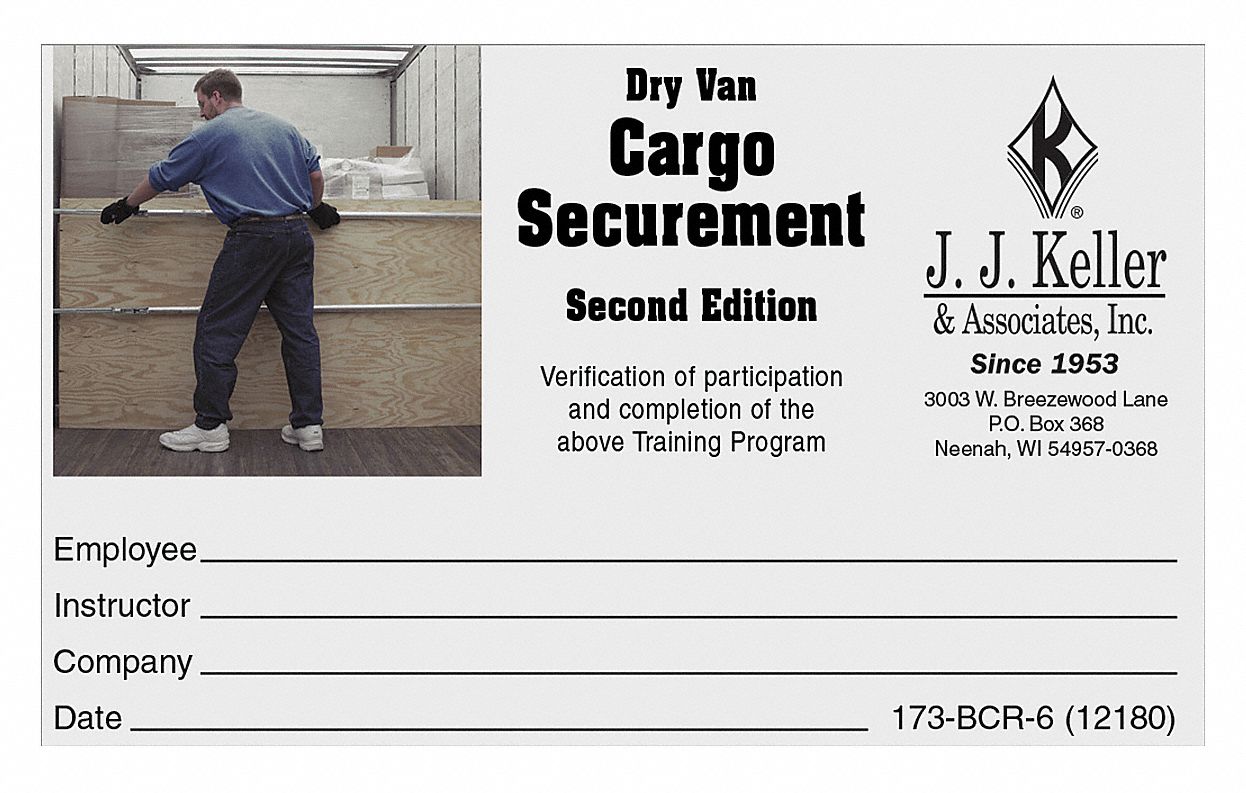 JJ KELLER, Driving Safety, Regulatory Compliance, Wallet Card - 29WM45 ...