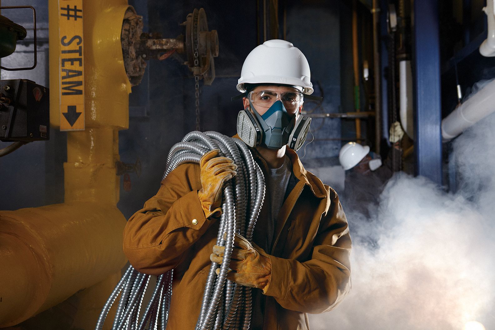 3M Half Mask Respirator: Rugged Comfort 6500, 0 Cartridges Included ...