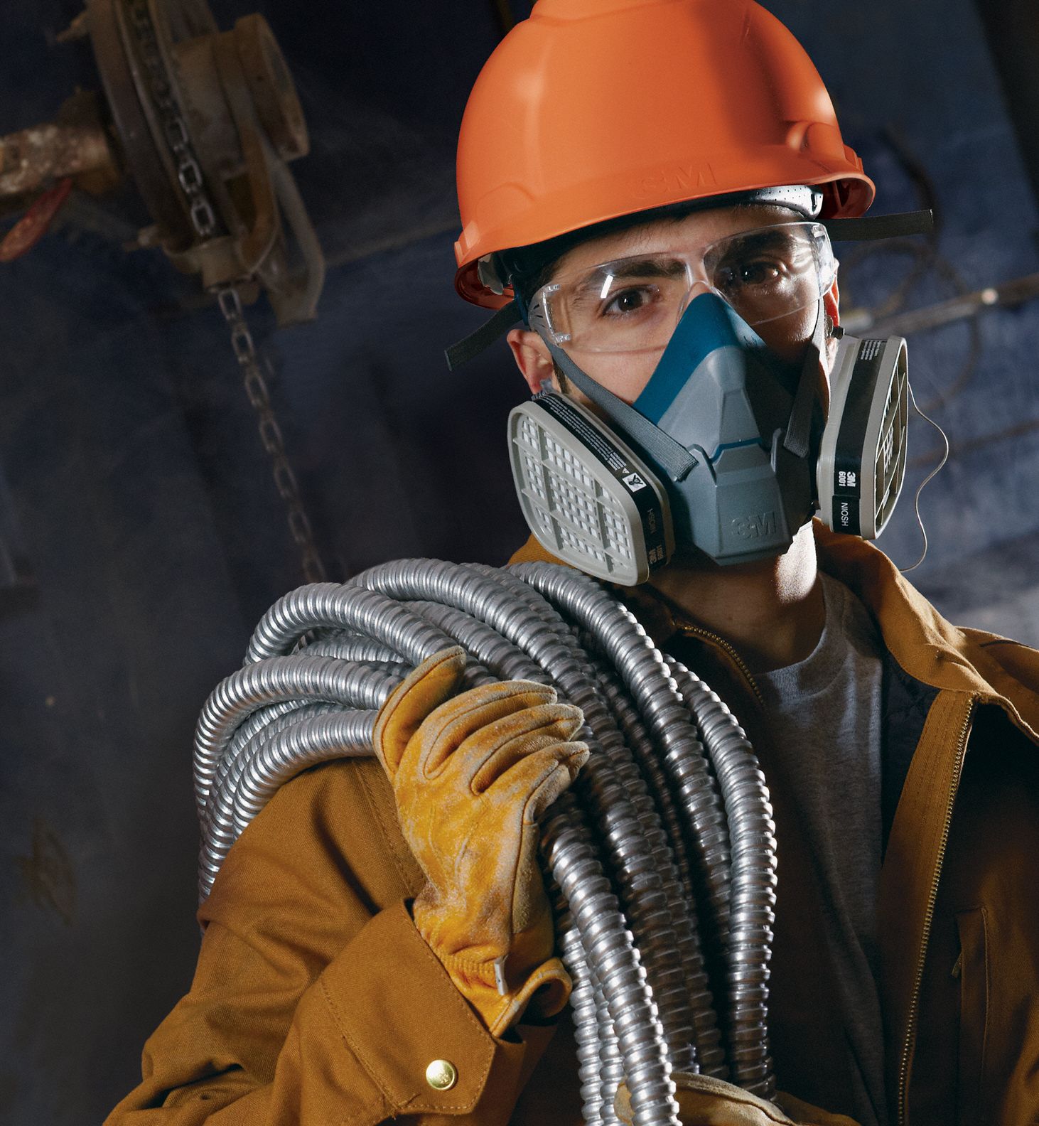 3M Half Mask Respirator: Rugged Comfort 6500, 0 Cartridges Included ...