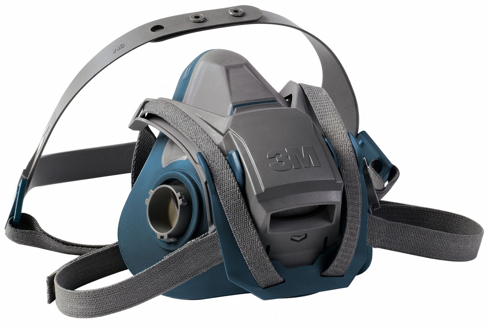 3M Half Mask Respirator: Rugged Comfort 6500, 0 Cartridges Included ...