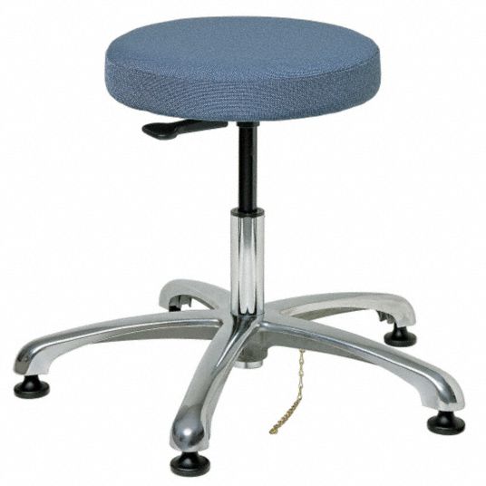 ESD Fabric ESD Backless Pneumatic Stool with 300 lb Weight Capacity ...