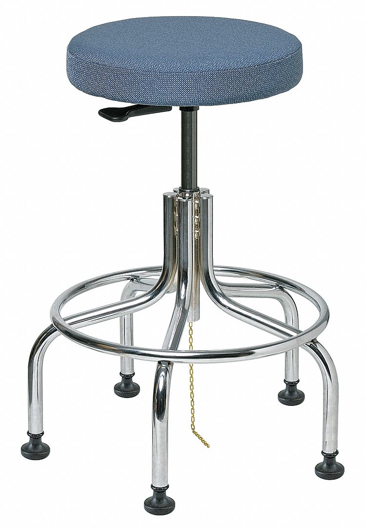 ESD Fabric ESD Backless Pneumatic Stool with 300 lb Weight Capacity ...