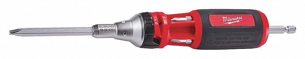 MILWAUKEE 10IN1 ECX RATCHTNG MULTI BIT DRIVER - 4102 - MTL48-22-2301 ...