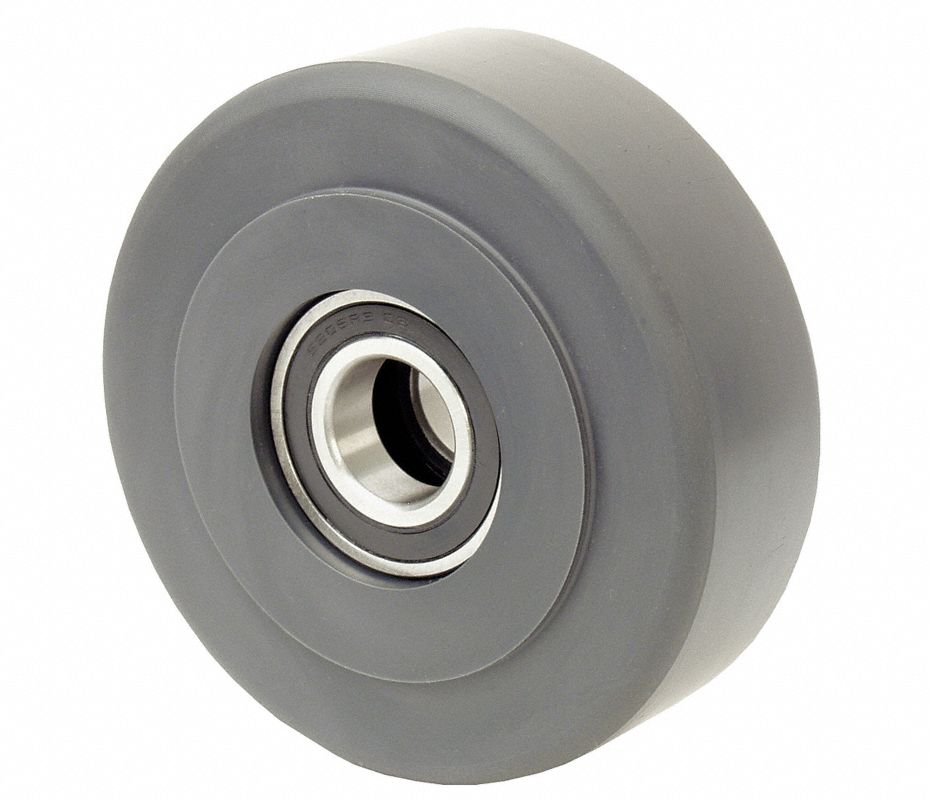 APPROVED VENDOR Rueda con Rodamiento de Nylon , Gris , 2000lb - Ruedas ...