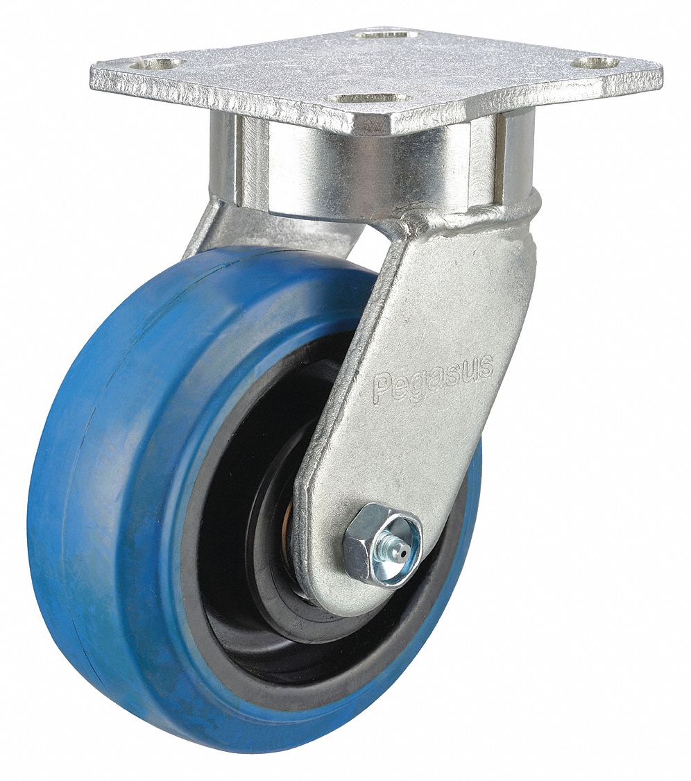 Sim Supply P25S-EP060K-14-001 Sim Supply Kingpinless Plate Caster: 6 in ...