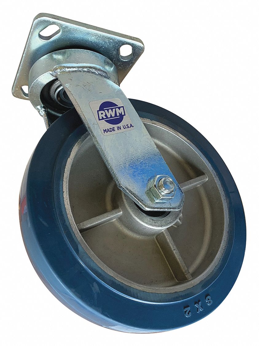 RWM Rueda c/Placa,750 lb.,8" Diá. - Ruedas con Placa - 29XV57 | 48-RAB ...