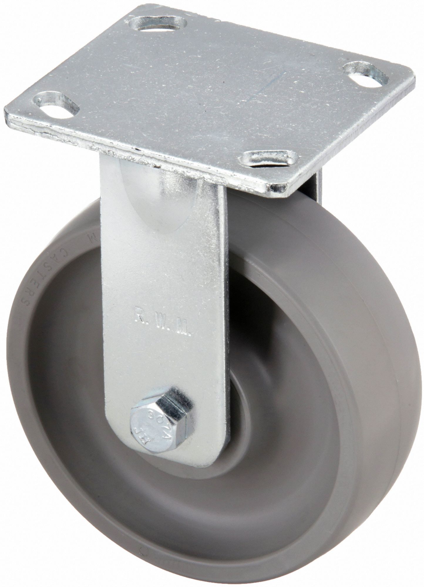 RWM, Rigid, Elastomer, Plate Caster - 29XV83|65-GTB-0620-R - Grainger