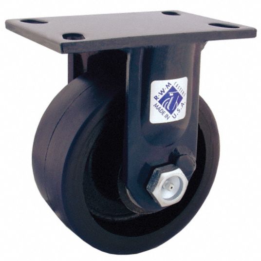 RWM, Rigid, Elastomer, Plate Caster - 29XW20|75-GTB-0625-R - Grainger