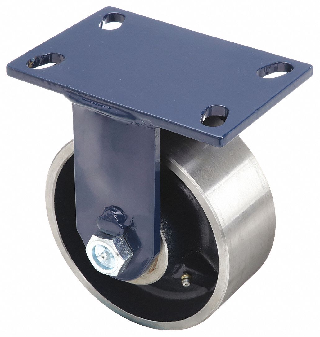 RWM, Rigid, Steel, Plate Caster - 29XW18|75-FSR-0625-R - Grainger