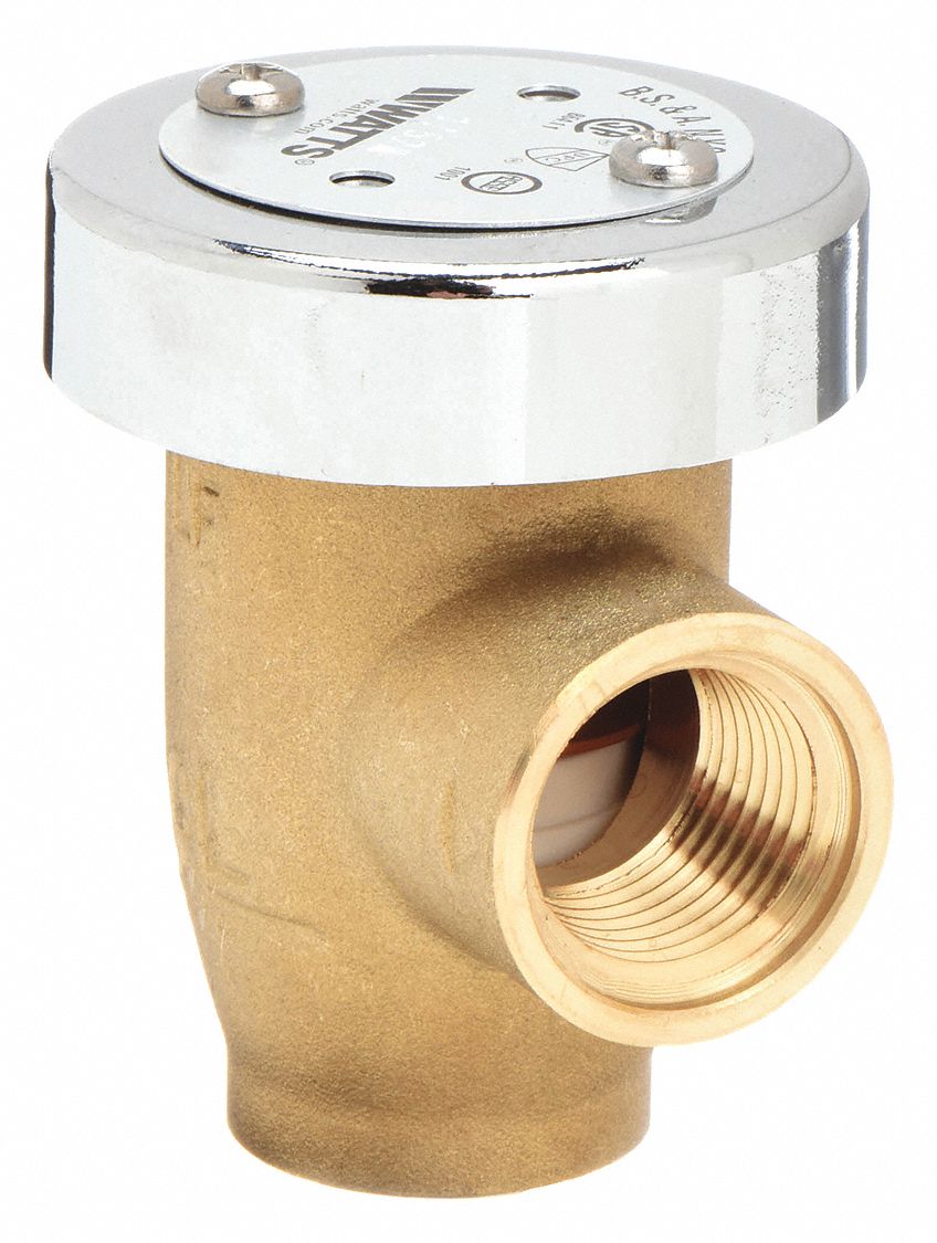 WATTS, FNPT x FNPT, 1/2 in Pipe Size, Anti-Siphon Vacuum Breaker ...