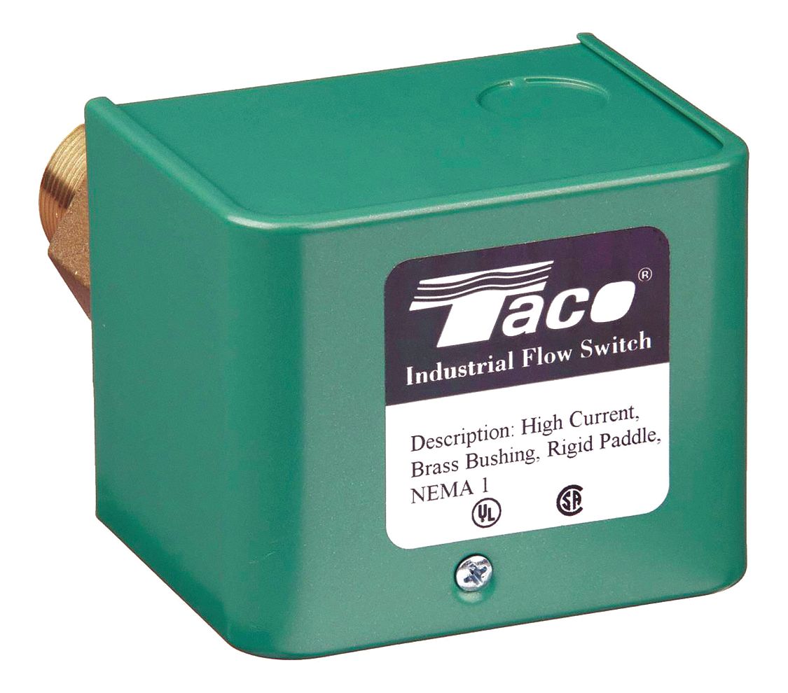 1 Industrial Flow Switch, Flow Increase 4.5 to 9.5 gpm, Flow Decrease 3 ...